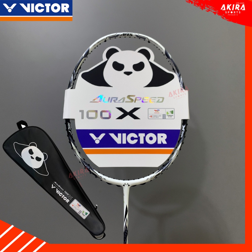 VICTOR Badminton Racket ARS-100X TUC Plus String And Case With Warranty ...