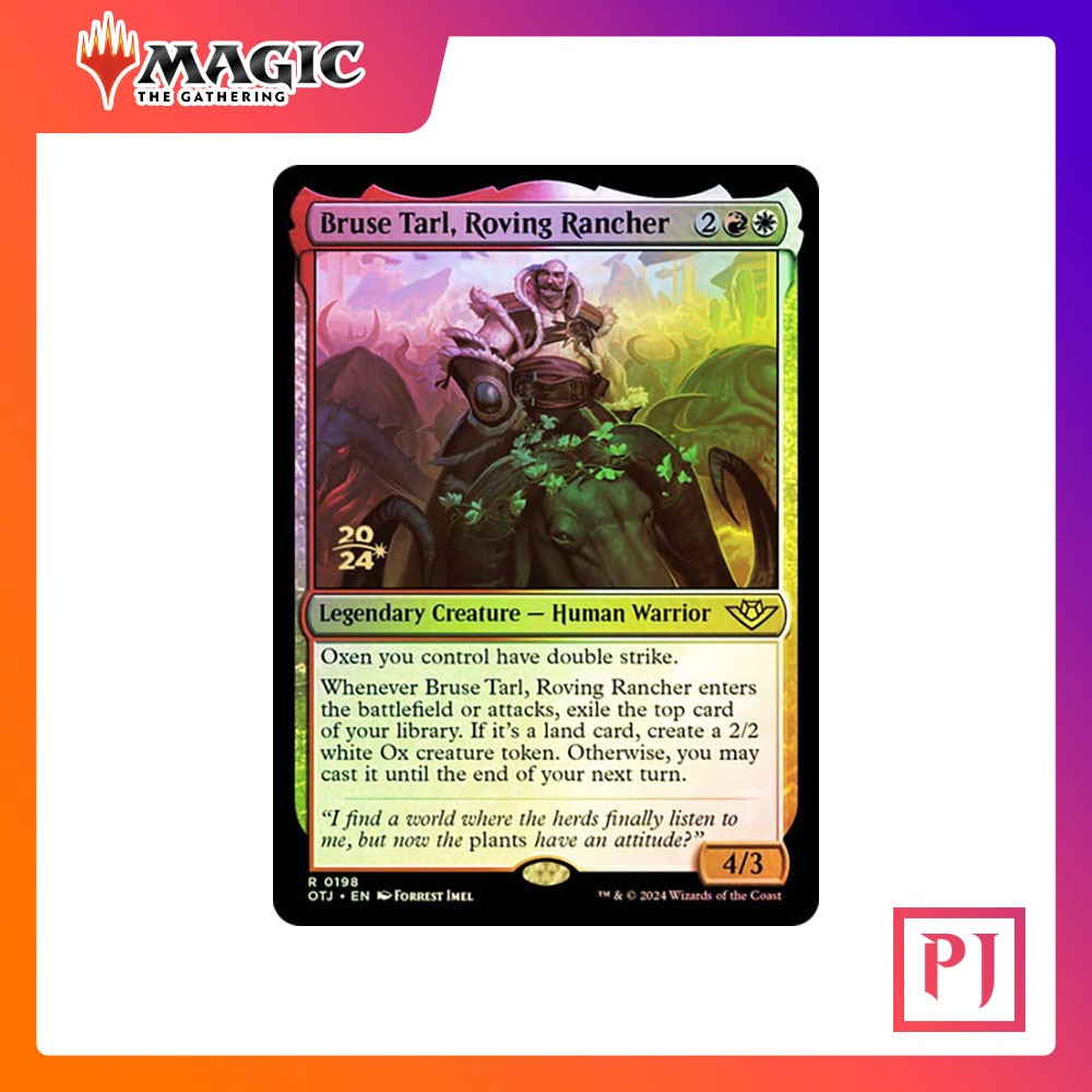[MTG] Bruse Tarl Roving Rancher (Prerelease) [OTJ] [MULTI] [RARE] [FOIL ...