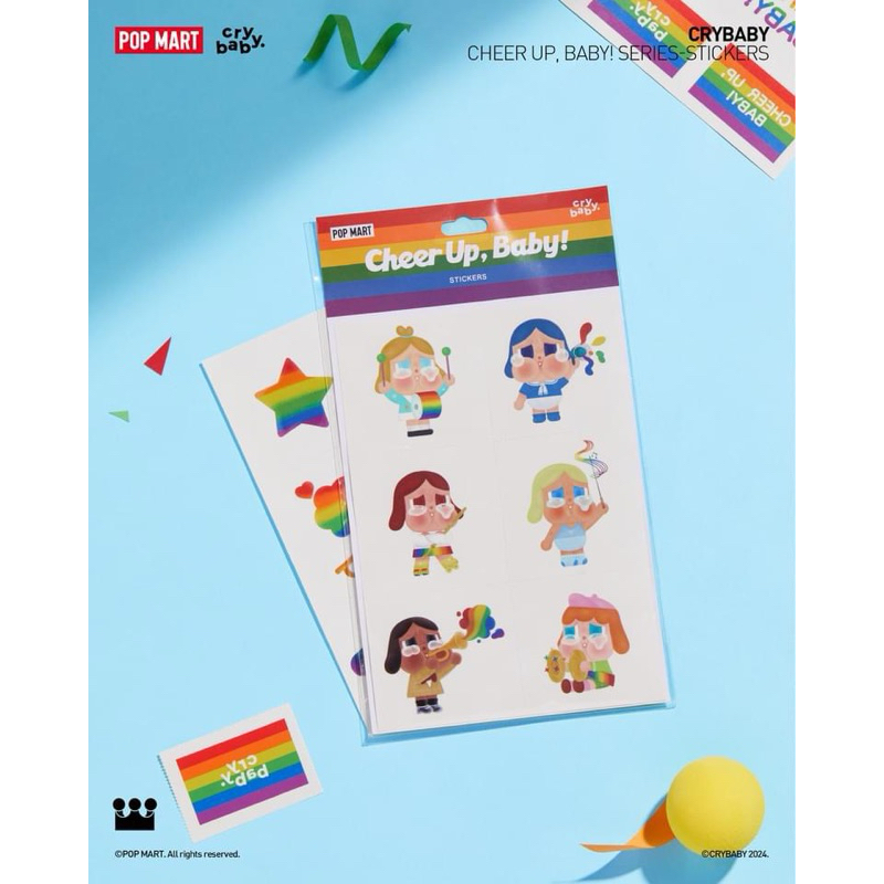 Popmart-StickerCrybaby-CheerUpbaby-Series-1 | Shopee Malaysia