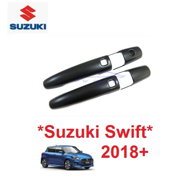 Matte Black Top Model Door Handle Cover Suzuki swift 2018-2020 Smart ...