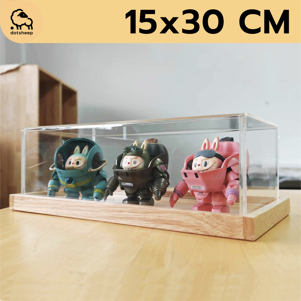 Dotsheep 15x30cm Model Box Cover Display Art Toy Figure Clear Acrylic ...