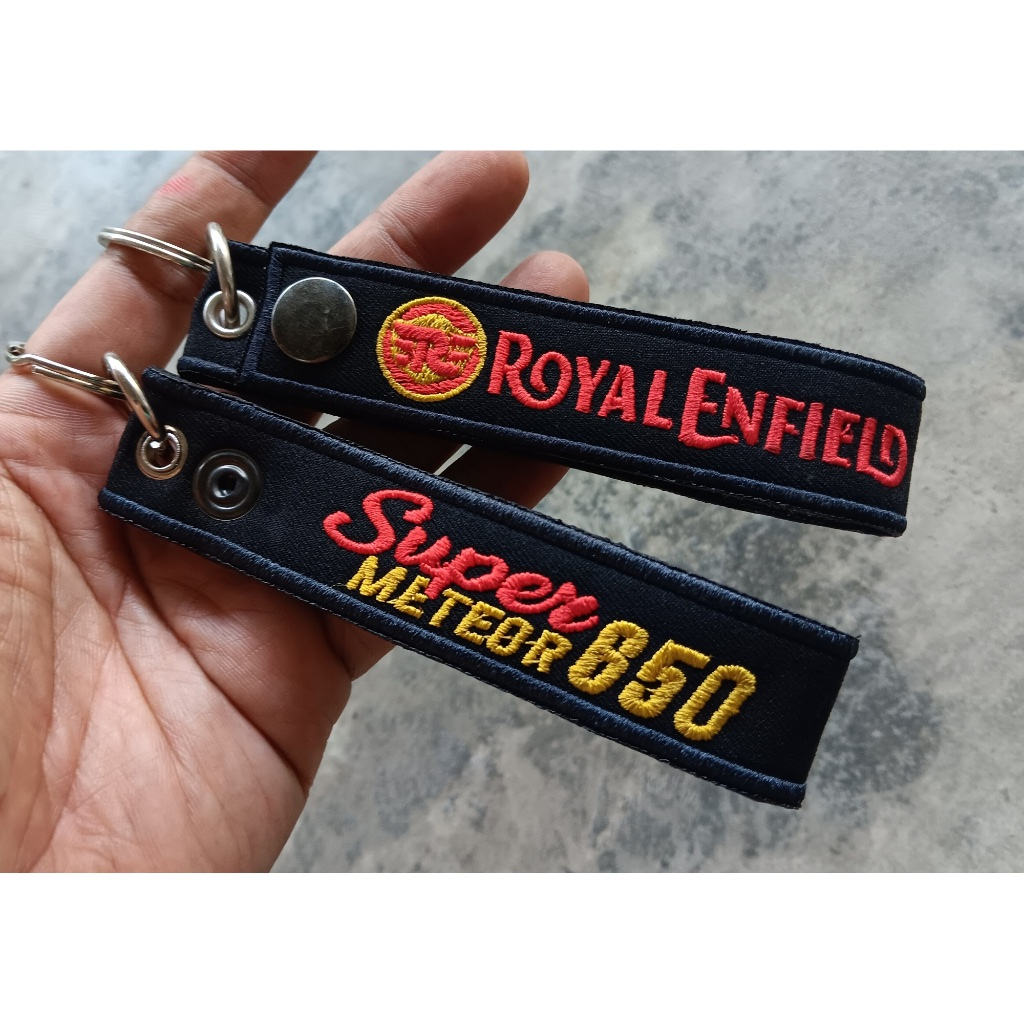 Royal Enfield SUPER METEOR 650 KEYCHAIN MOTORCYCLE Big Bike BIKER ...
