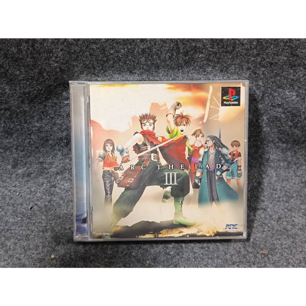 Original Disc ps1 Language Jp Arc the Lad III [SLPS 10106-7] | Shopee ...
