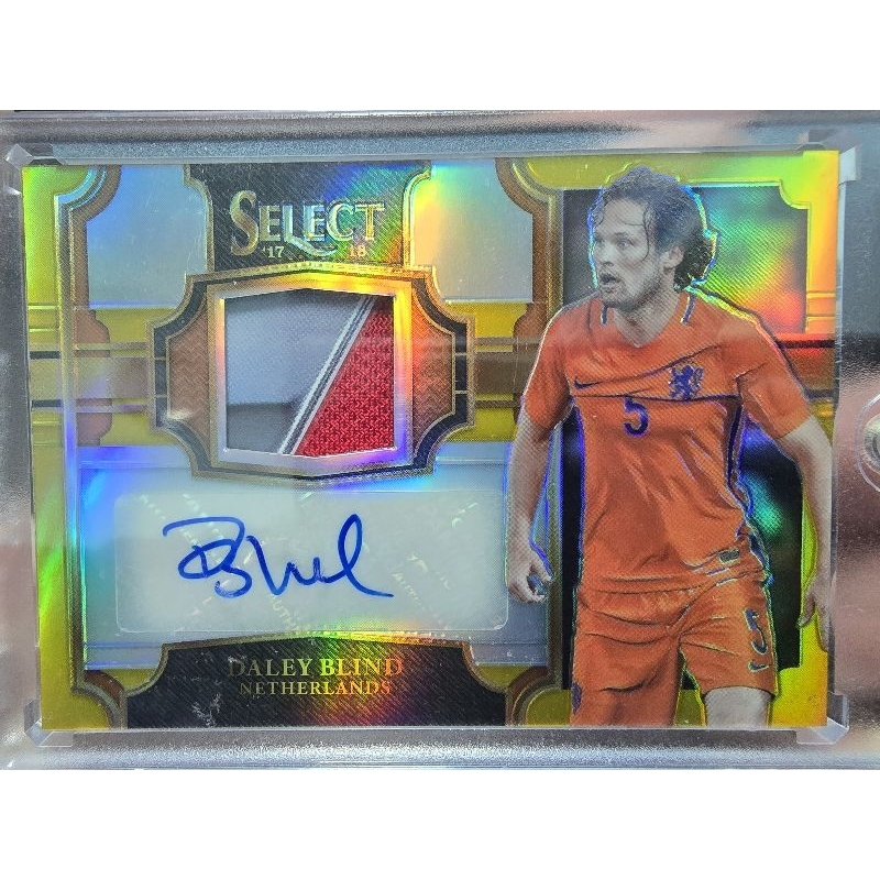 Signature And Cloth Card Daley Blind Run /10 Manchester United Man U ...