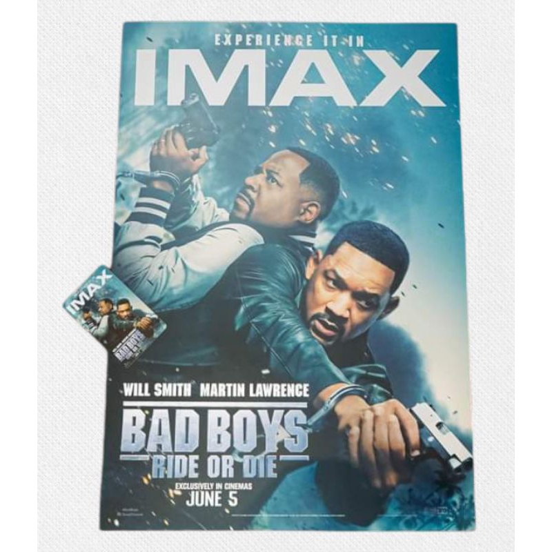 Poster IMAX Bad Boys Ride or Die 2024 A Pair Of Hell 4 Real Copyright From Major Cineplex. Wade ...