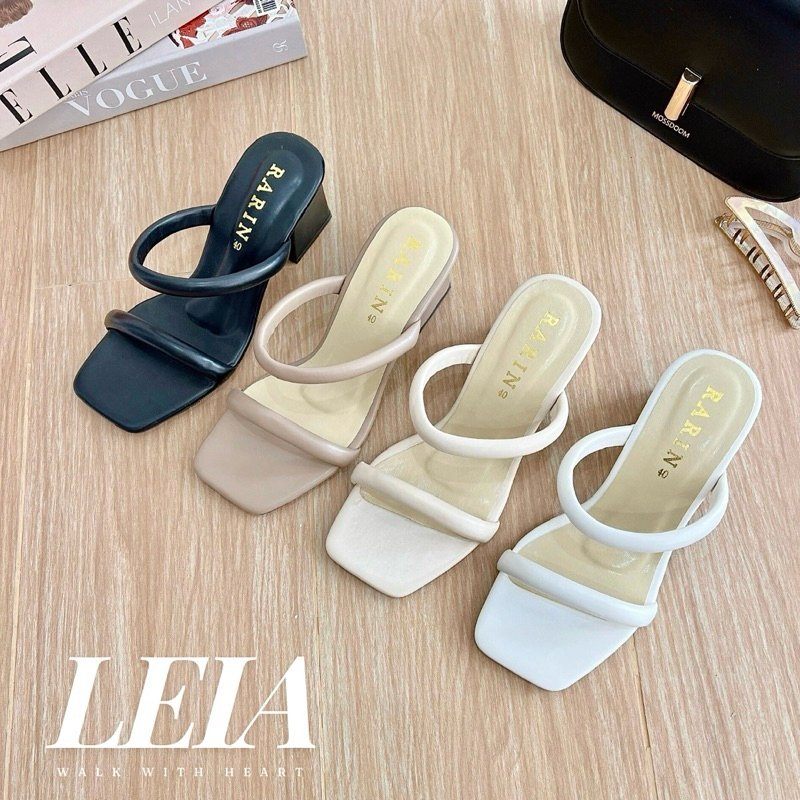 [LEIA] 2 And A Half Inch High Heels Super Soft Leather ** Plump Feet ...