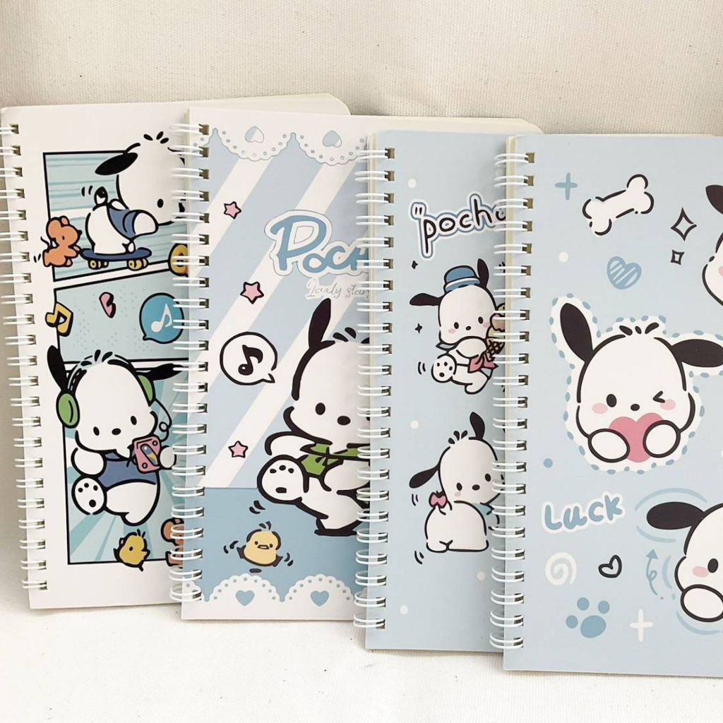 Pochacco Notebook Korean Note Portable Cartoon Diary a5 Cute Stationery ...