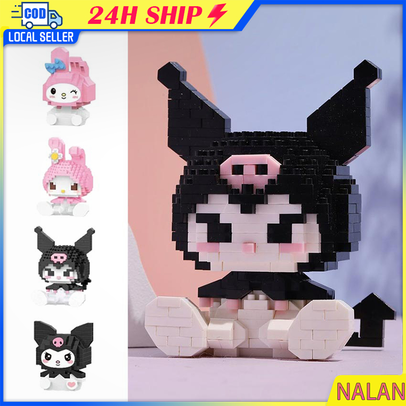 Kuromi Lego Blocks Anime Cartoon Pattern Melody Children's Learning ...