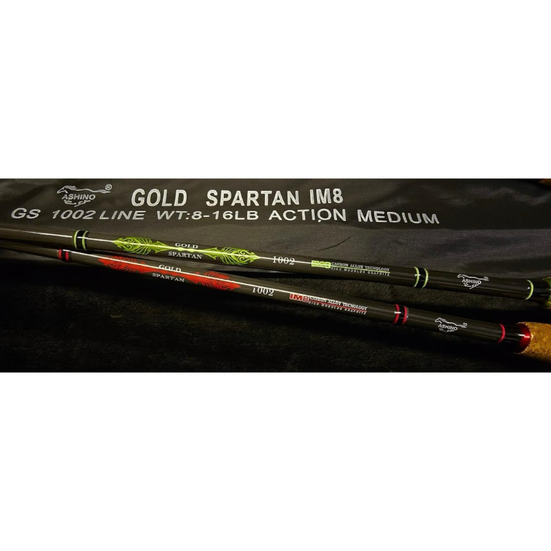 Ashino Gold Spartan IM8 Spinning Rod Spaton | Shopee Malaysia
