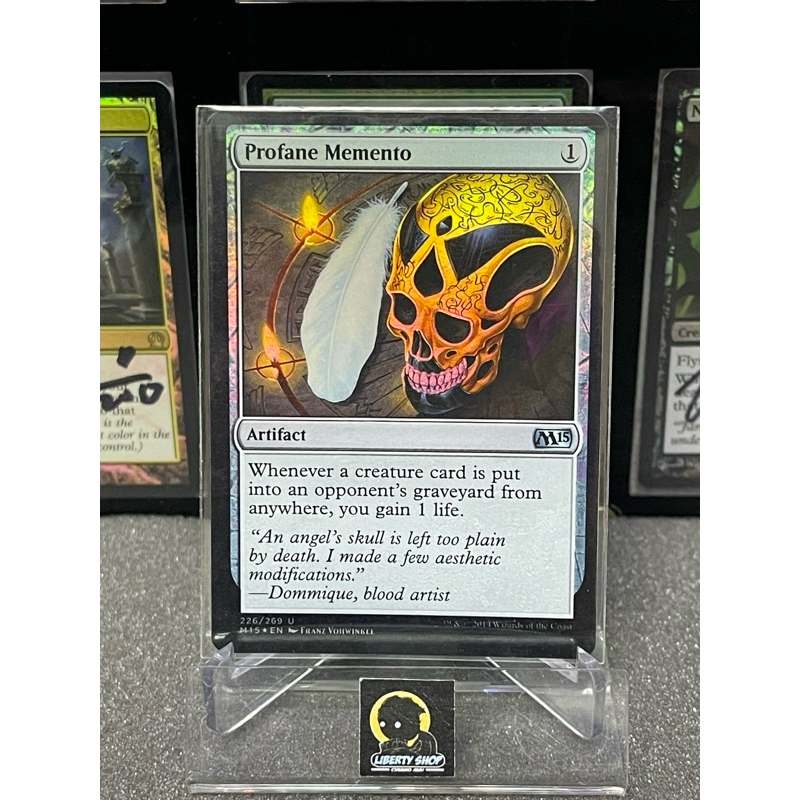 (MTG)(2015 Core Set)(Foil) Profane Memento (NM) | Shopee Malaysia