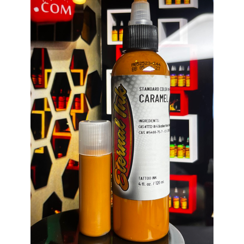 Original Tattoo Color Ink 1 Lnk CARAMEL (Half On) | Shopee Malaysia