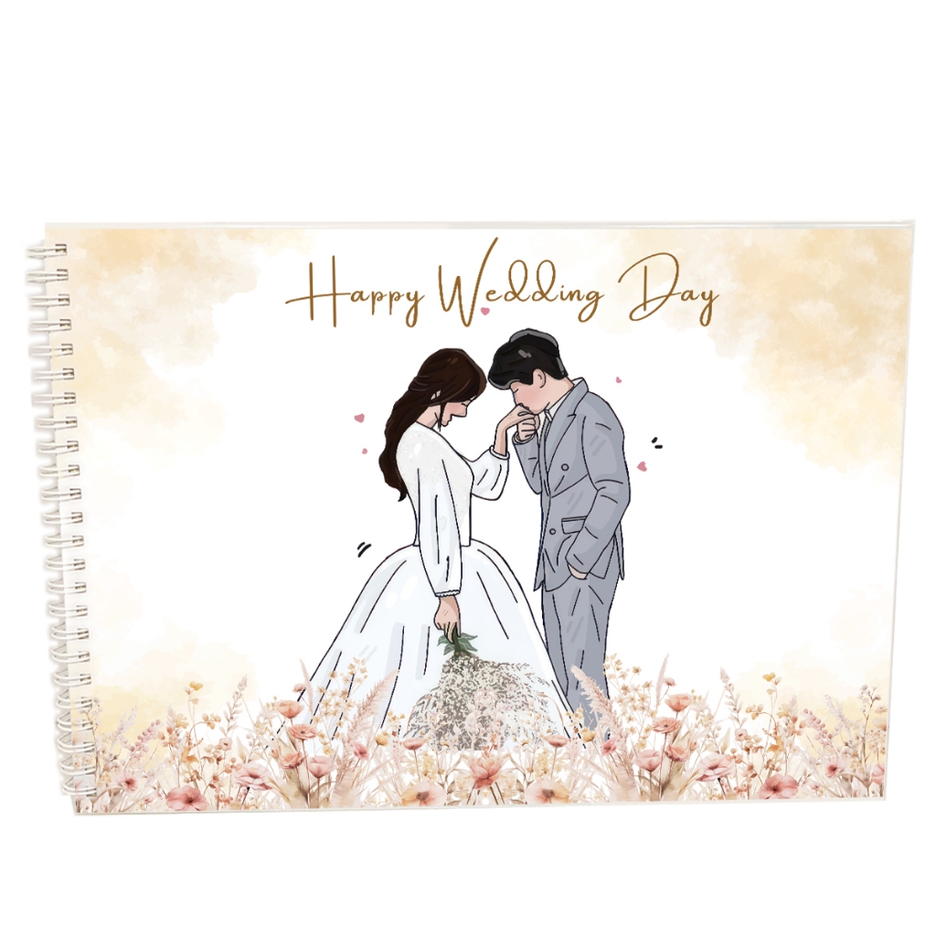 Greeting Book Blessing Save thd date Wedding celebration A4 Size ...