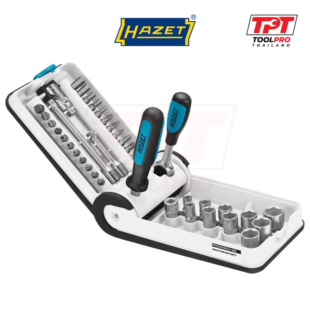 Hazet x Porsche Motorsport Tool Kit Screw Driver/Block/Down 1/4" Socket Set (856-1-PD) | Shopee ...