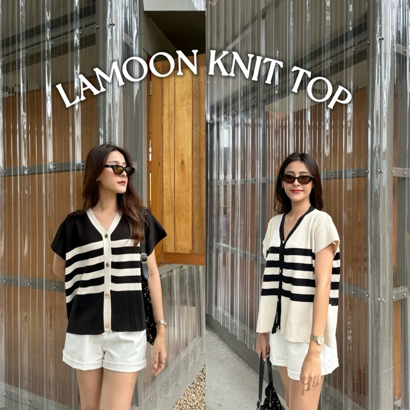 19JAN.STUDIO: LAMOON KNIT TOP | Shopee Malaysia