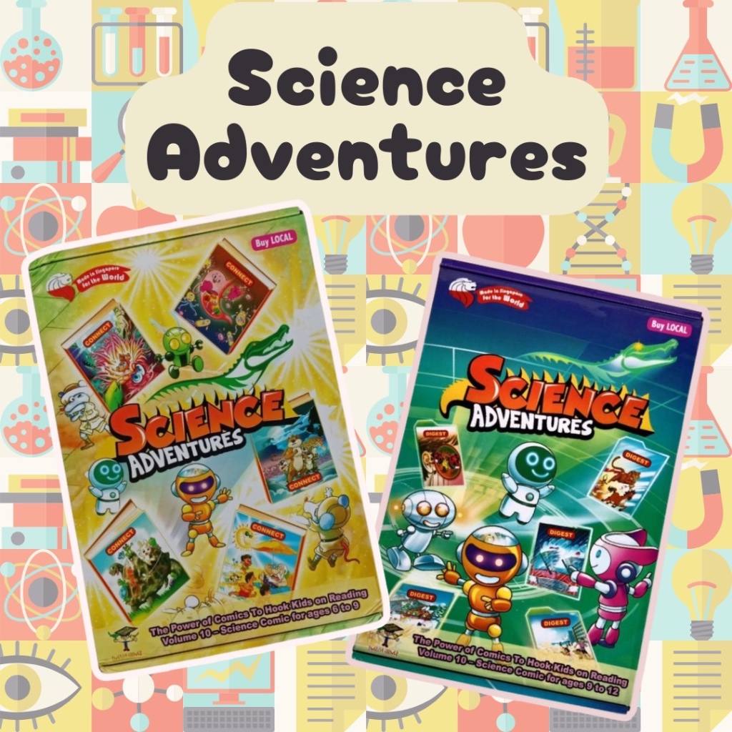 Book Science Adventure Cartoon Singapore steam Primary School Children ...