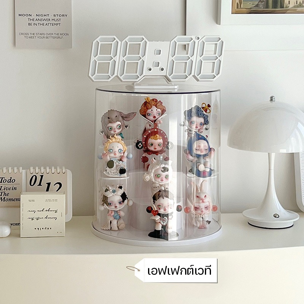 Model Box art toy Popmart Capacity Of 8-12 Dolls Clear Acrylic Can See ...