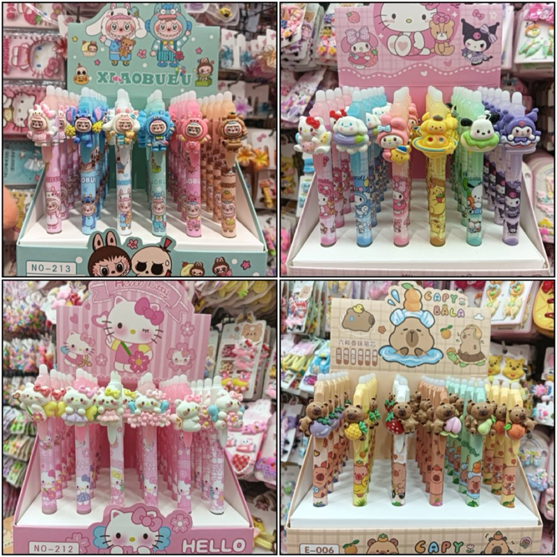 Erasable Blue Pen With Cute Cartoon Character Set & Box | Shopee Malaysia