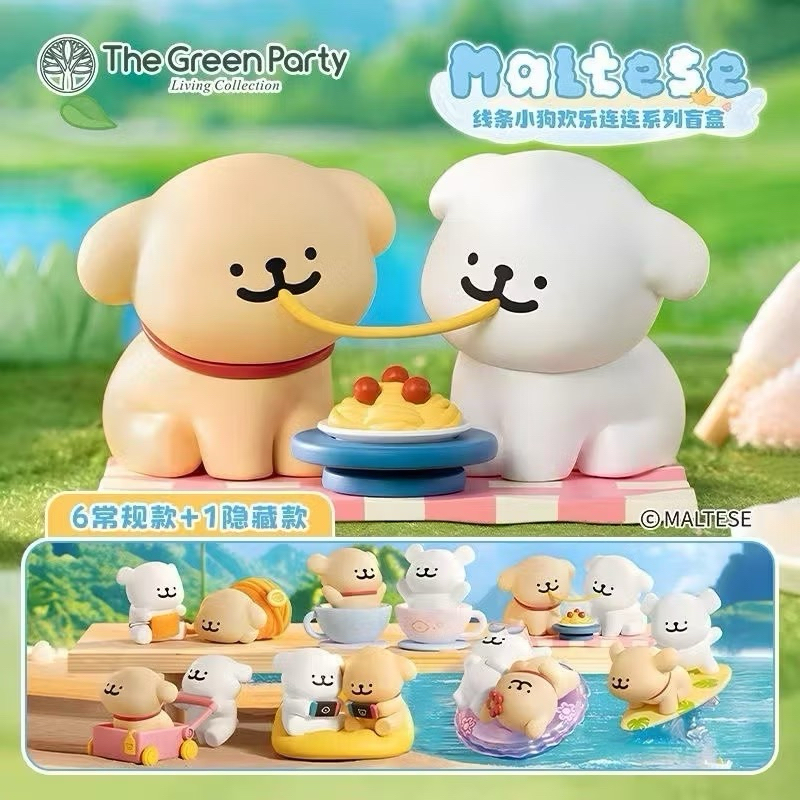 Random Model: Maltese Korean Line Dog Blind Box Joyful series | Shopee ...