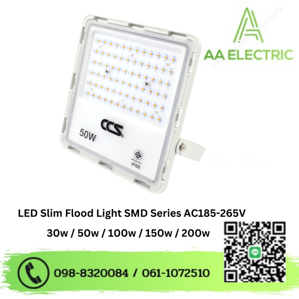 LED Spotlight Slim Flood Light Series SMD Brand CCS Size 30W-200W ...