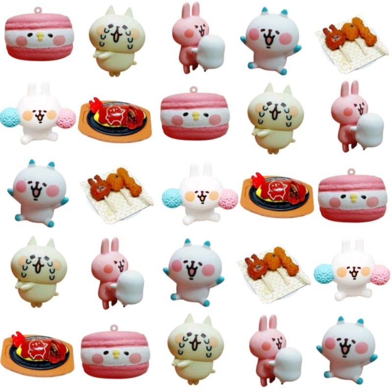** Model Gashapon Rabbit Kanahei piske usagi Piski Yusaki Set 1 Real ...