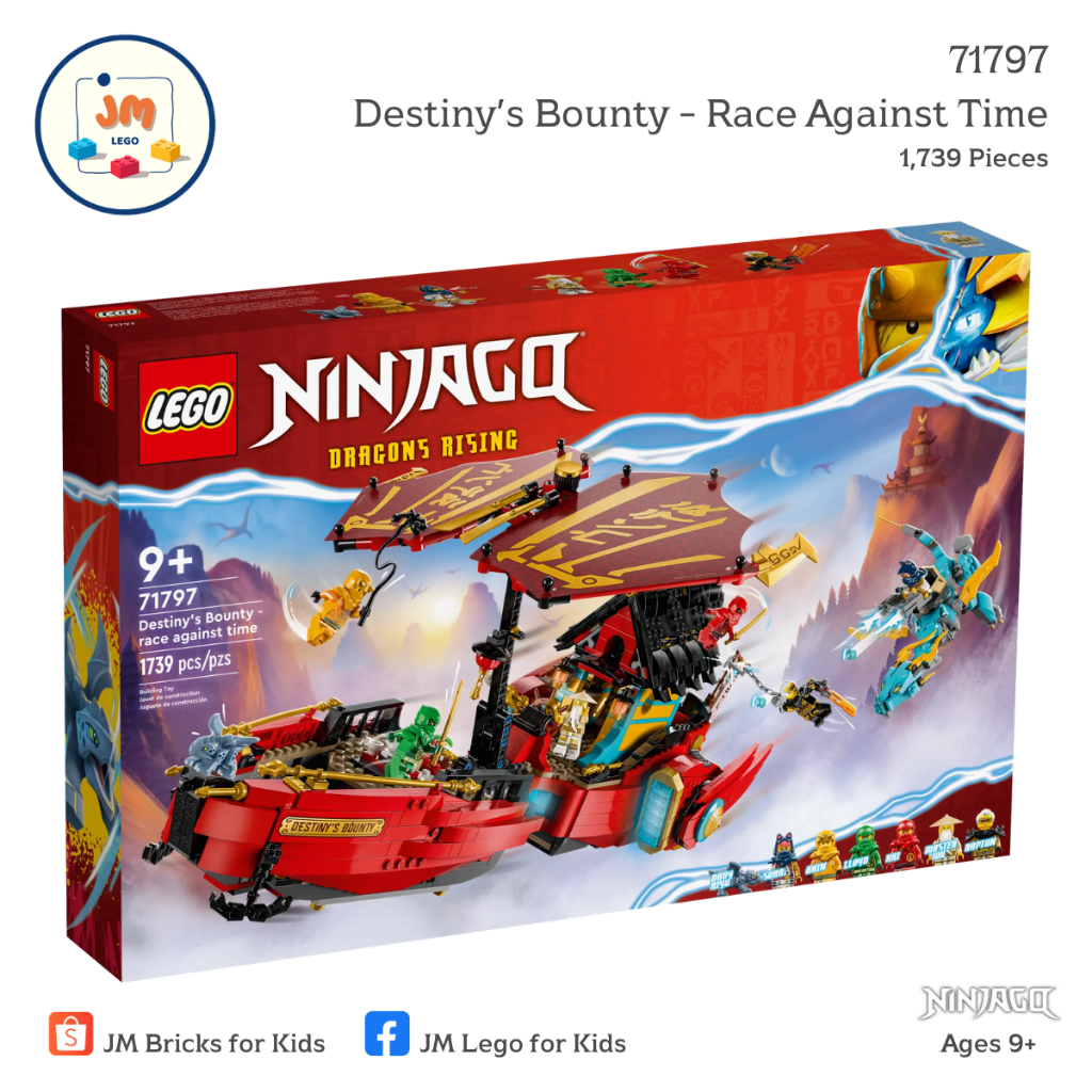 LEGO Ninjago 71797 Destiny's Bounty-Race Against Time (1 739 Pieces ...