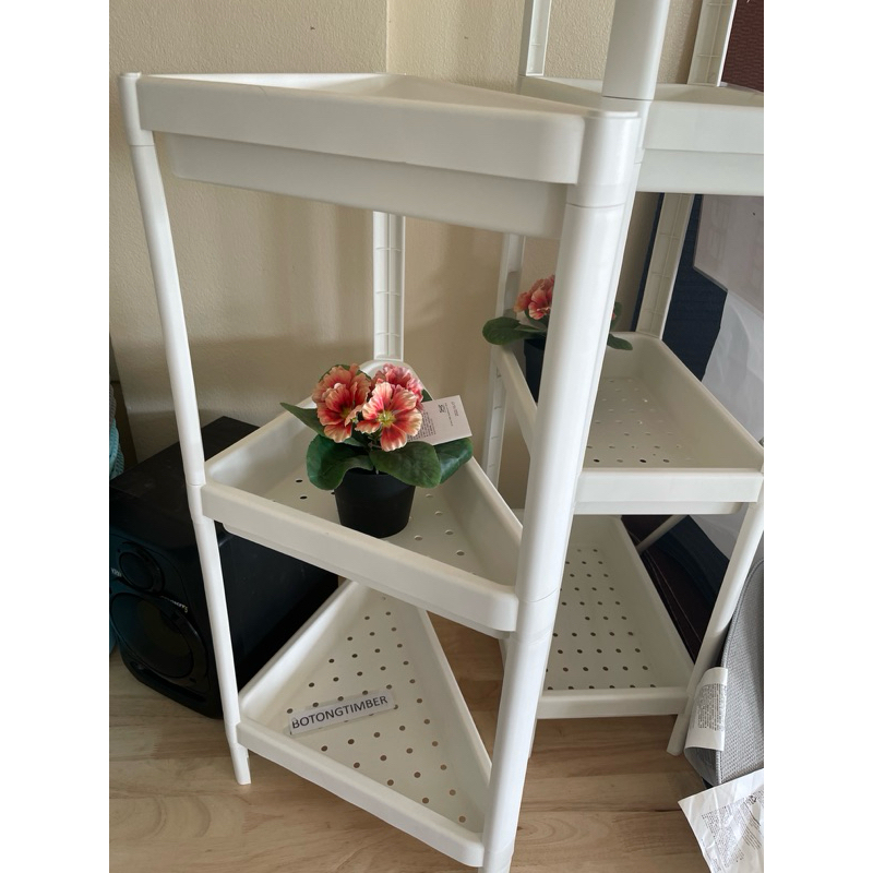 IKEA VESKEN Shelf Unit Water Resistant Corner 33x33x71 Cm | Shopee Malaysia