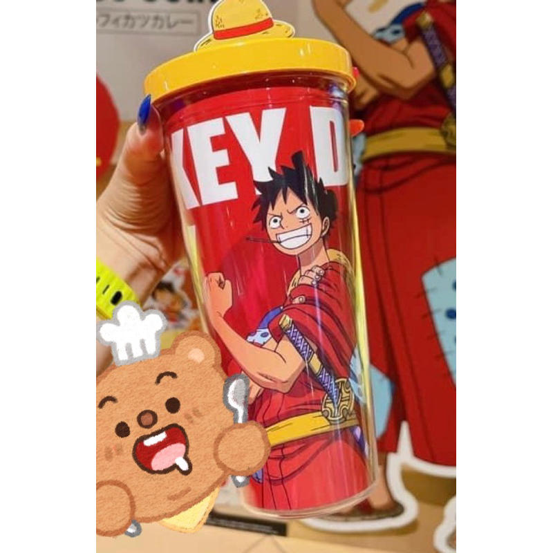 One Piece Glass Luffy Authentic Products With Coaster x Katsuya ...