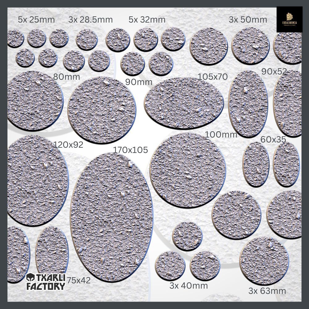 Basic Heavy miniature bases Model base Wargame warhammer bolt action d ...