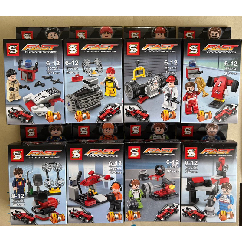 Lego FAST Champions Comes In 8 Types Sold Separately In Box. | Shopee ...