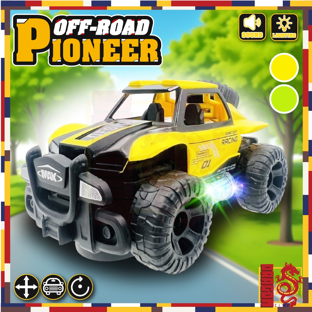 Off-road Vehicle Model Children's Play Car Men's Toy Crashed And Can ...