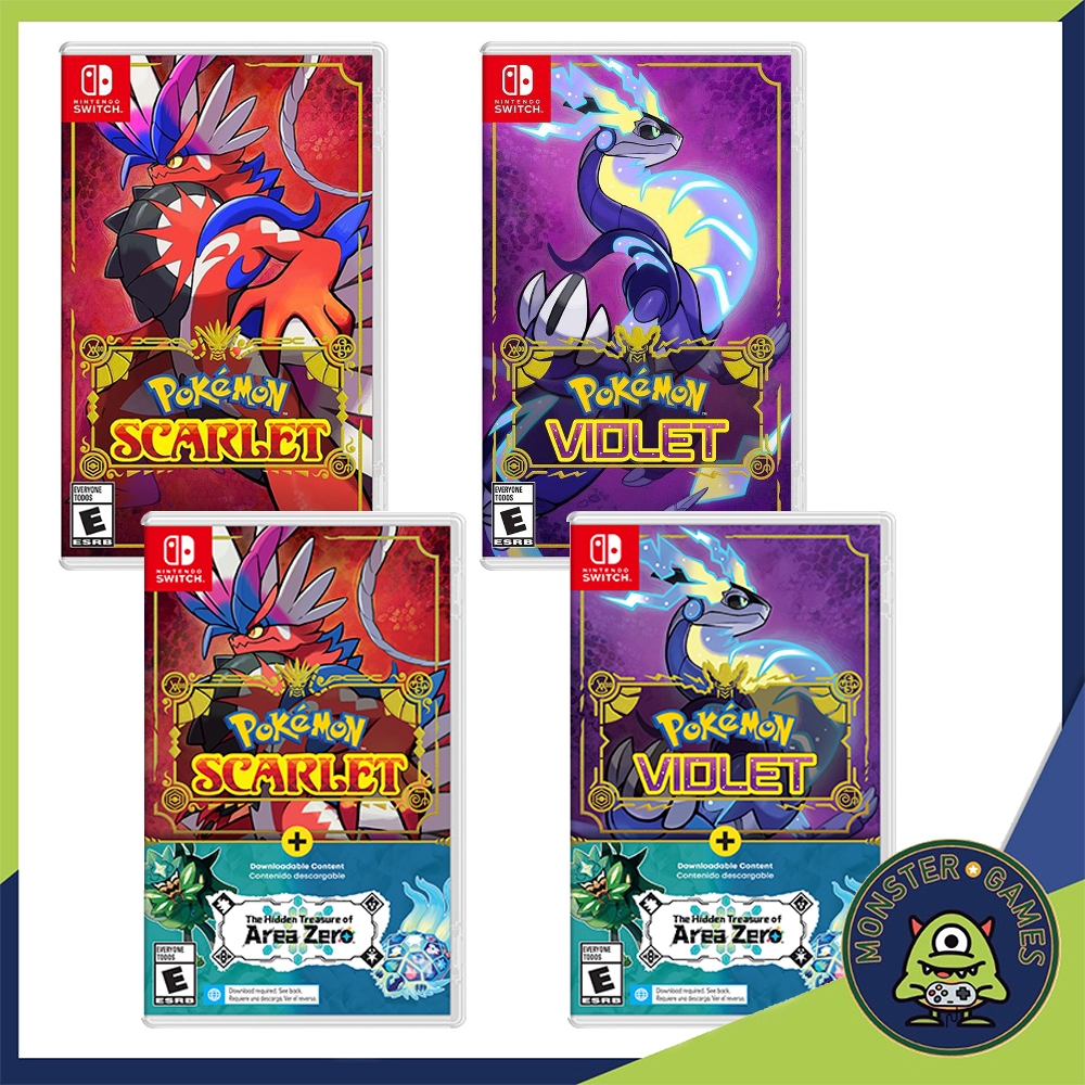 !! Pokemon Scarlet & Violet Nintendo Switch Game Original Disc Hand 1 ...