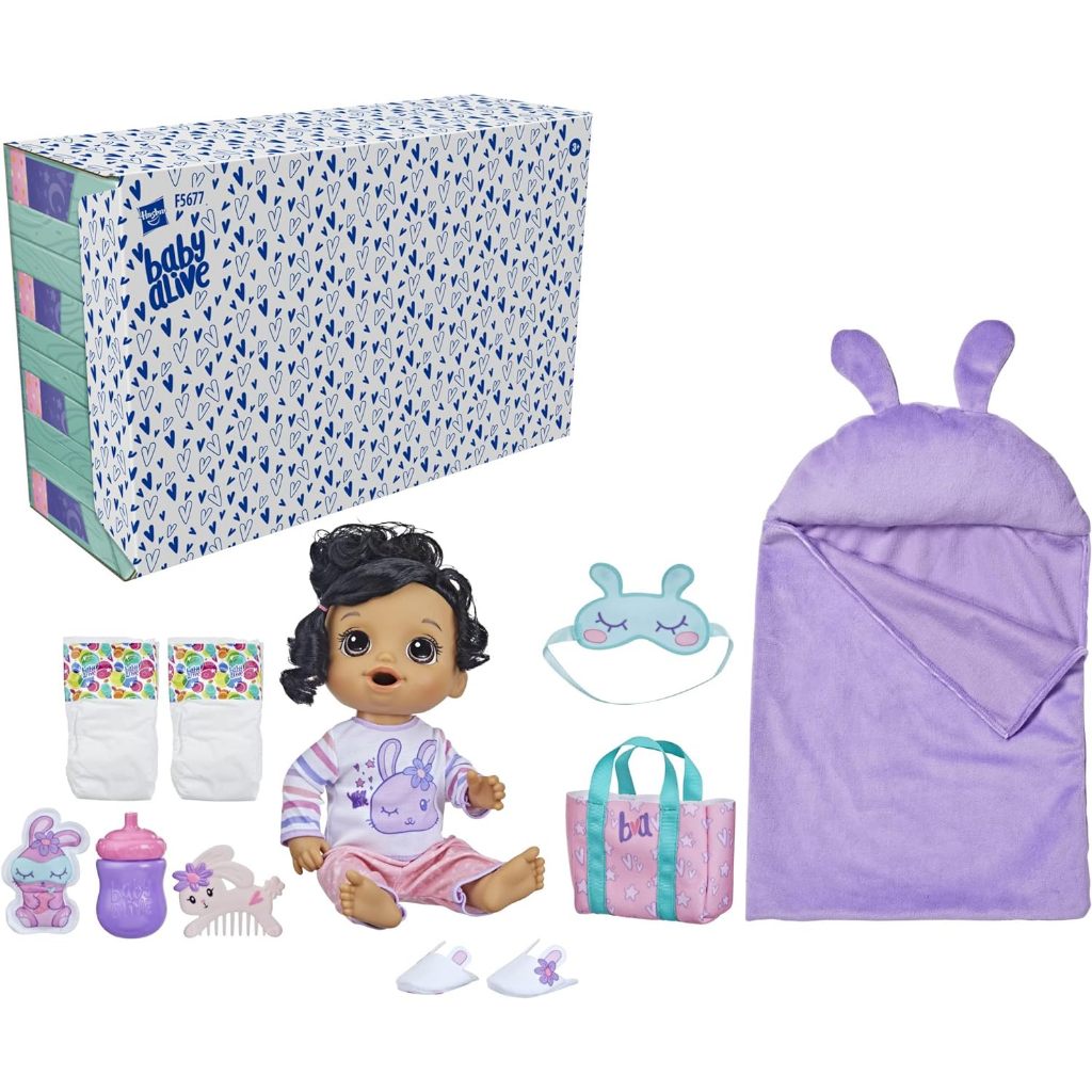 Baby Alive Bunny Sleepover (Black) | Shopee Malaysia