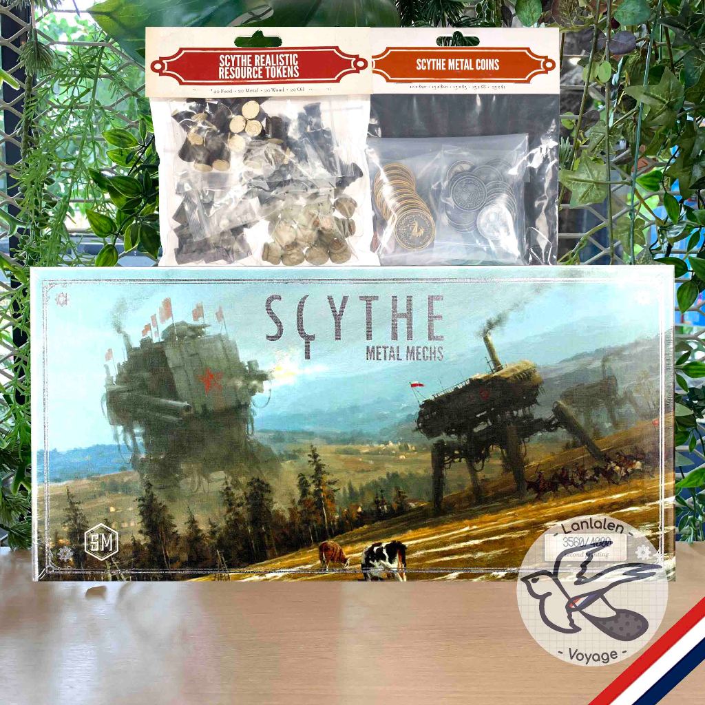 Scythe: Metal Mechs/Realistic Resource/ Coin/Wind Gambit/Invaders Afar ...