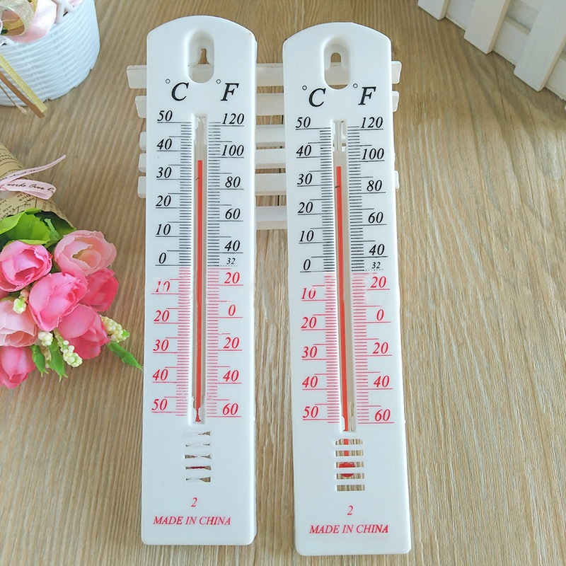 Thermometer Mercury Wall Plastic The Background Is Made Of Paper ...