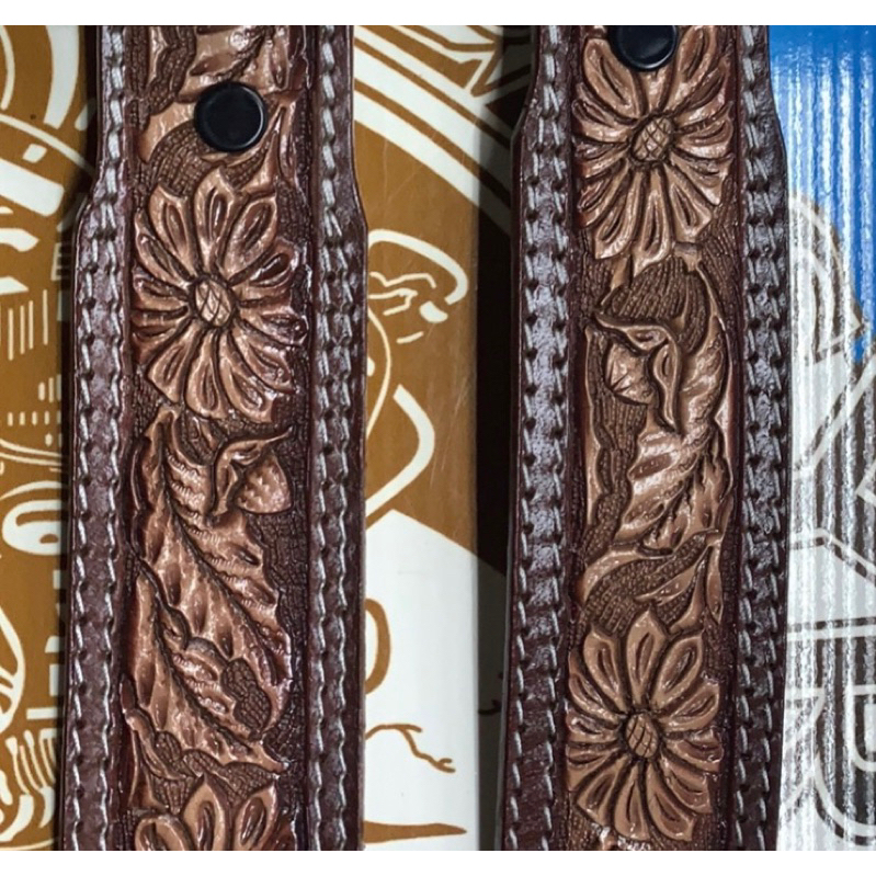 A Grade Plus Size 38mm Filigree Belts Cowboy Head Strap Flower Vine ...