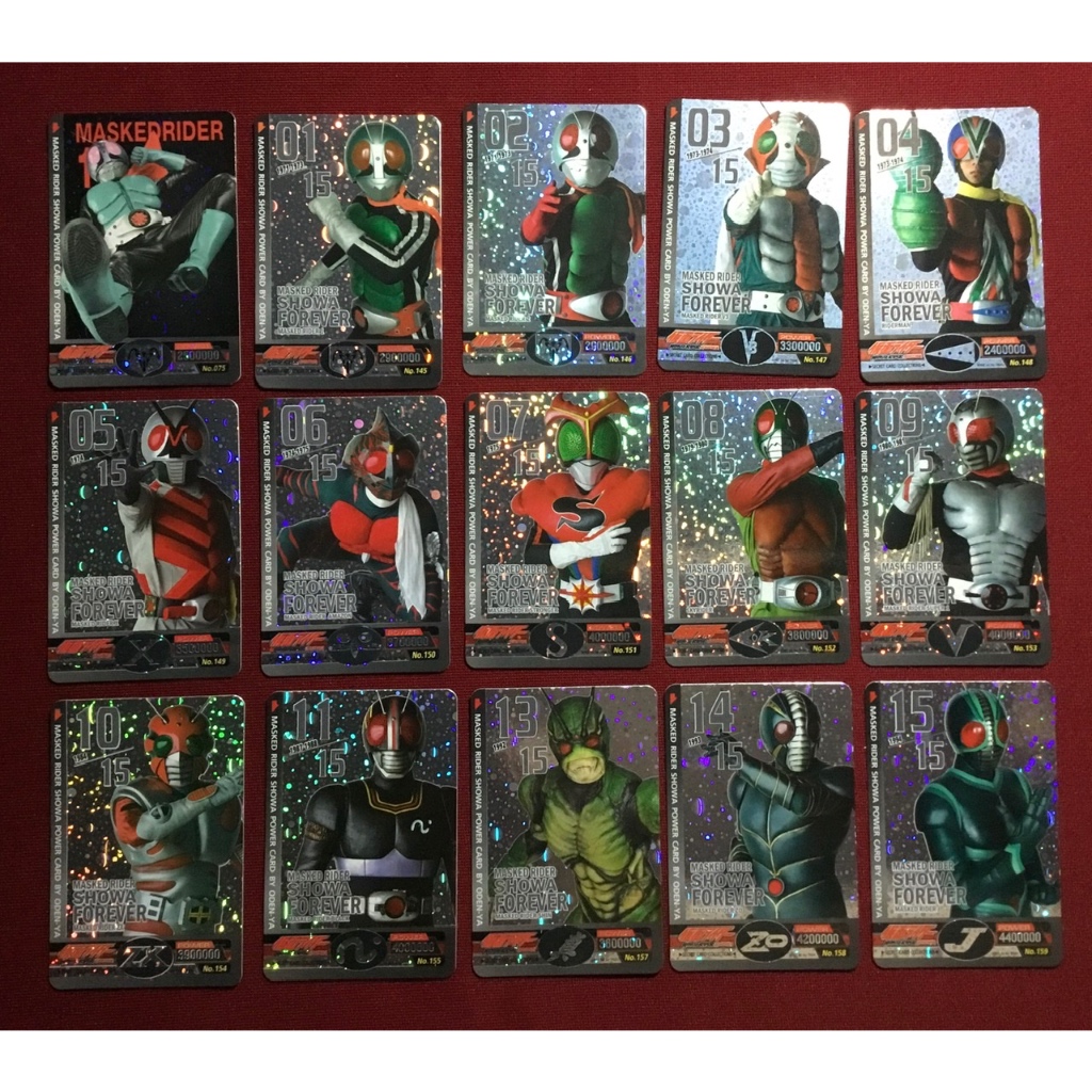 RR Level Card Mask Rider Odenya X Kokori Showa Era | Shopee Malaysia