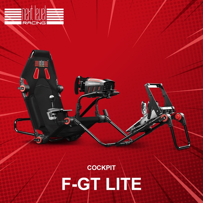 Next Level Racing F-GT LITE Cockpit Driving Chair Set 1 Year Warranty ...