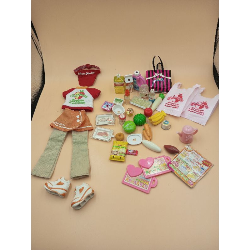Licca food market Staff Set (Clothing Hats Shoes) All In The As Shown ...