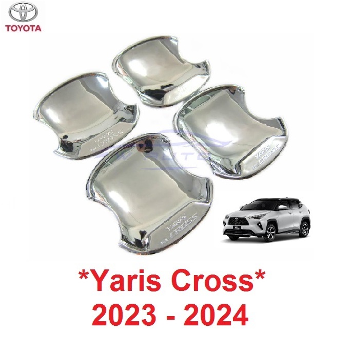Door Sockets Trays Toyota Yaris Cross 2023 2024 2025 Hole Socket Chrome ...