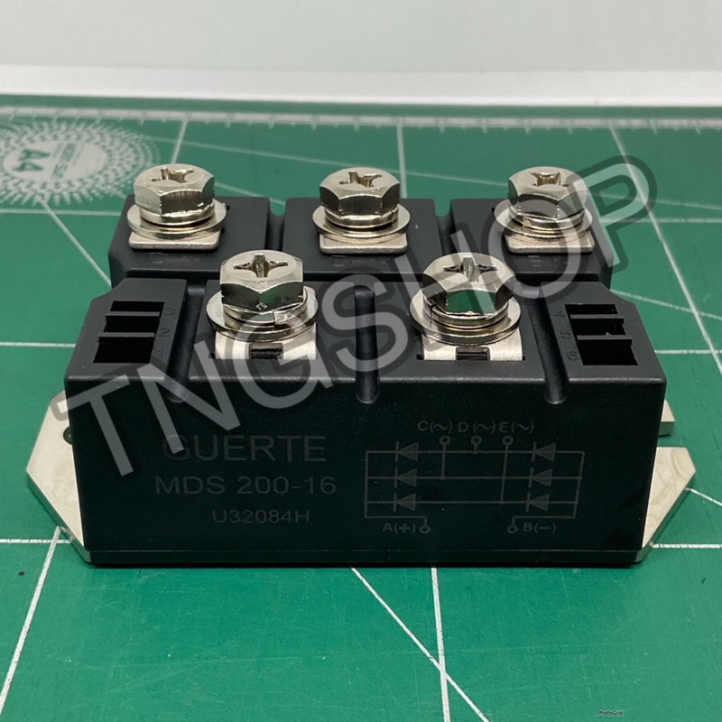 MDS200-16 MDS 200-16 วงจรเรียงกระแสสามเฟส ไดโอดบริดจ์ 200A 1600V ออกบิดได้ | Shopee Malaysia
