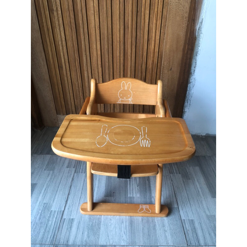 Real Wood Miffy Baby Dining Chair (Used/Japan) | Shopee Malaysia