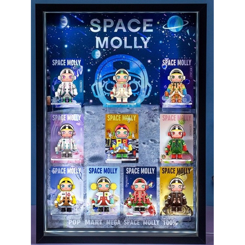 Display Box for Pop Mart Space Molly 1 1st Gen LED | Shopee Malaysia