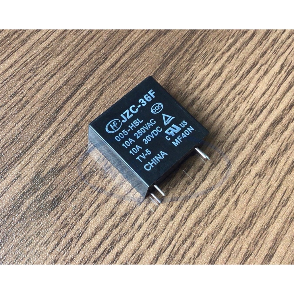 RELAY JZC -36F JZC-36F-005-HSC 4P Brand HF JZC-36F-005-HSL 5V 10A 4 Pin ...