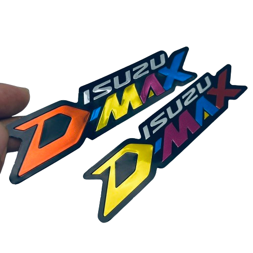 Isuzu Dmax Sticker (2pcs) D-Max All New 3D Embossed Stamping Car ...