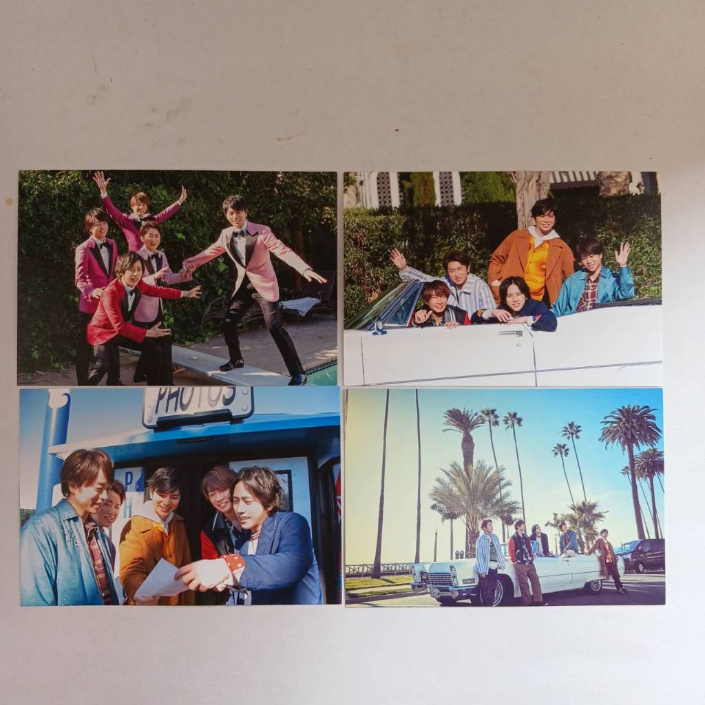 Arashi EXHIBITION JOURNEY (Collection) 4 Cards Original Japanese ...