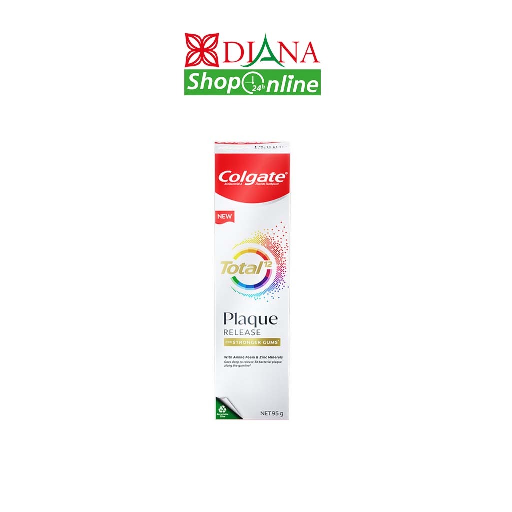 Colgate Toothpaste Total Plaque Release Gentle Mint 95g | Shopee Malaysia