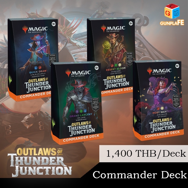 Magic the Gathering Outlaws of Thunder Junction Commander Deck | Shopee ...