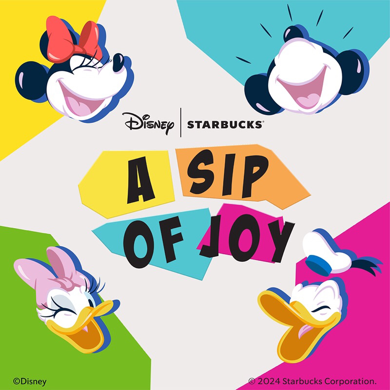 Starbucks|Disney A Sip of Joy Starbucks Disney 2024 Mugs Tumblers ...