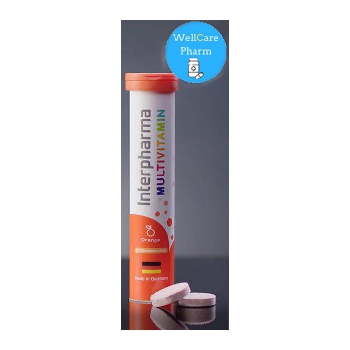 Interpharma Multivitamin Orange 20s-Effervescent Tablets 1 Tube ...