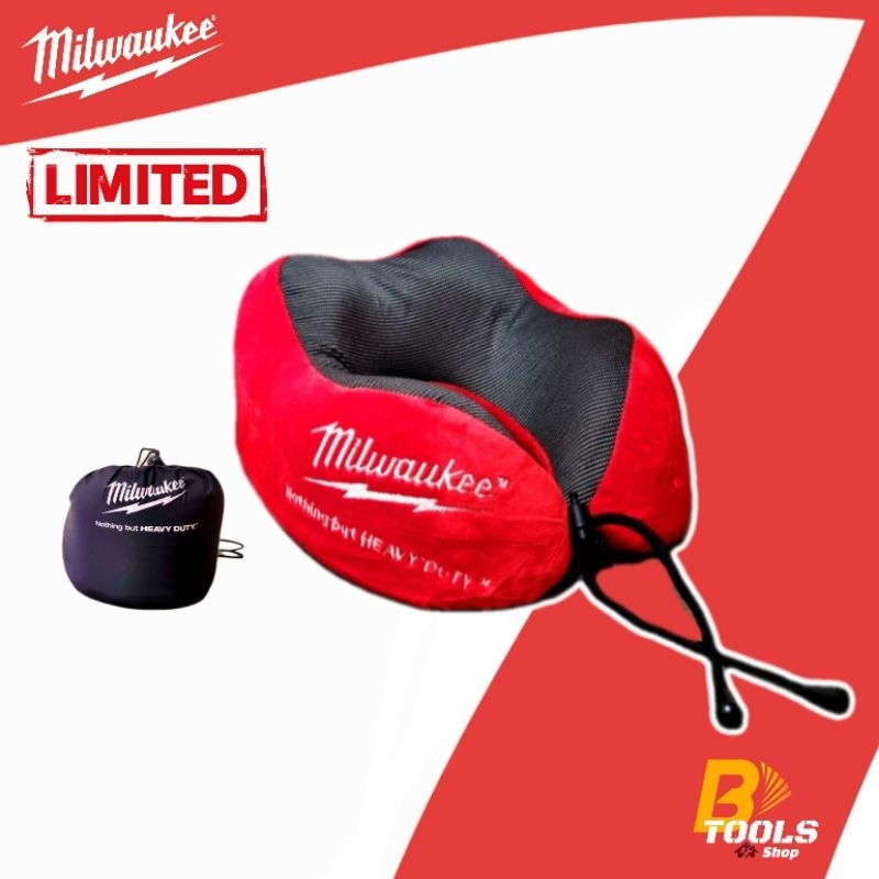 MILWAUKEE Neck Pillow With Storage Bag (LIMITED EDITION) Genuine ...